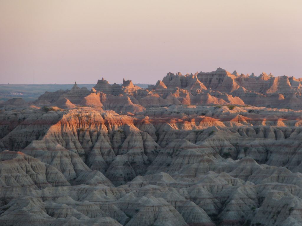 The Badlands at dusk - Thirdeyemom