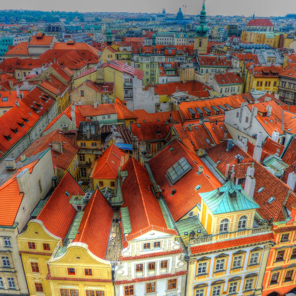 A bird's eye view of Prague from the Bell Tower in Old Town - Thirdeyemom